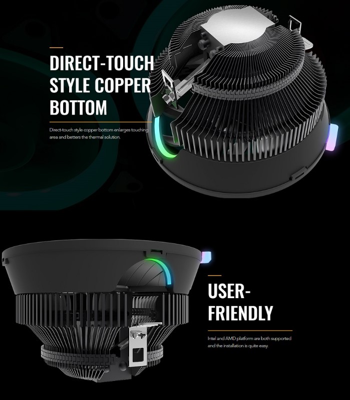 darkFlash Darkvoid CPU散熱器-CPU散熱風扇,支援AMD INTEL - 伯樂嚴選